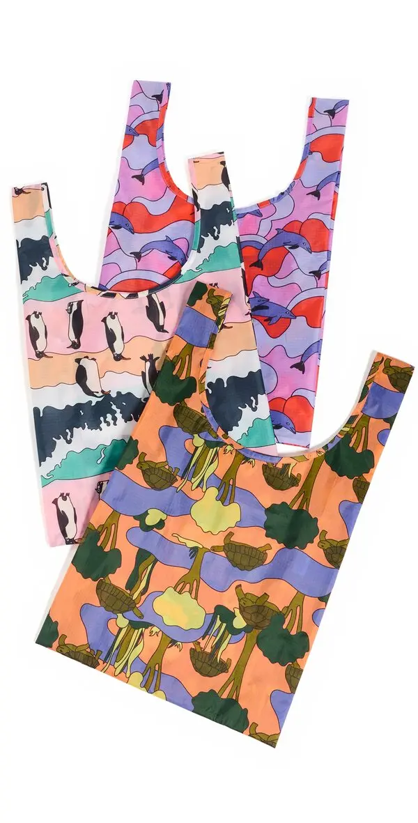 Baggu Standard Set Of 3 - Vacation Animals