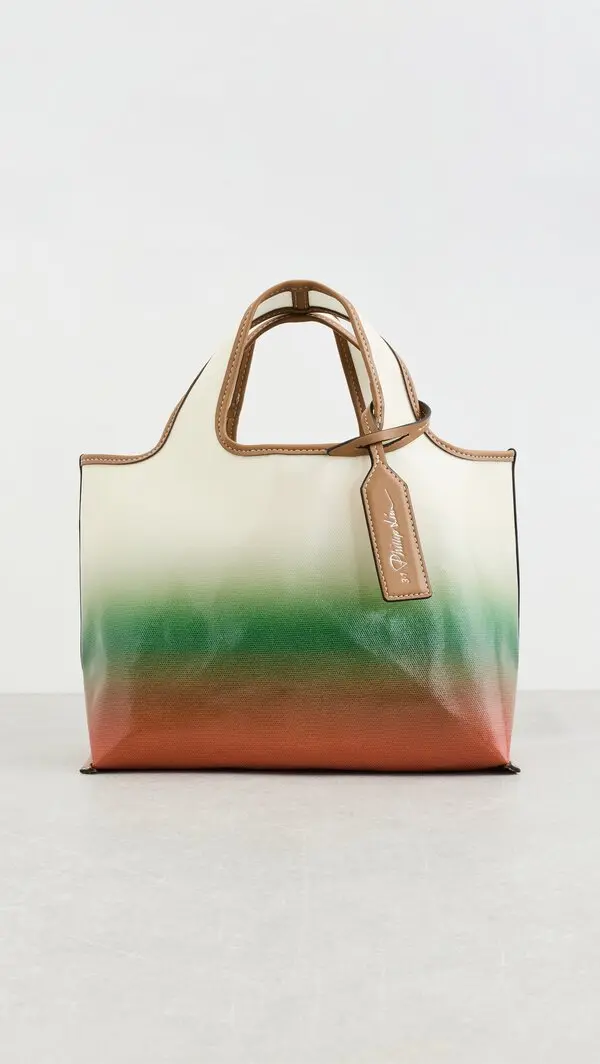 3.1 Phillip Lim Coated Ombre Canvas Mini Market Tote