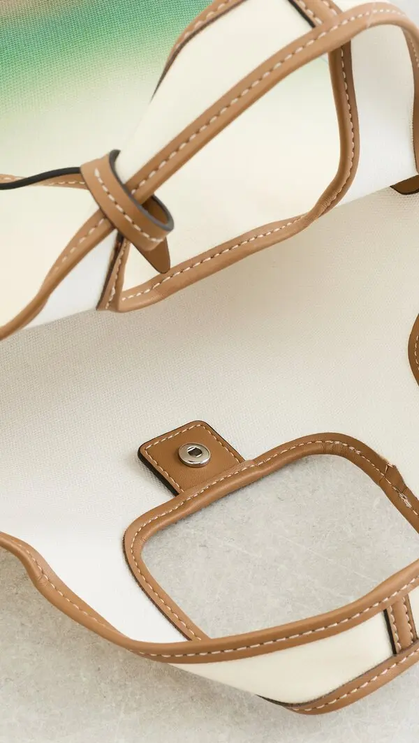 3.1 Phillip Lim Coated Ombre Canvas Mini Market Tote