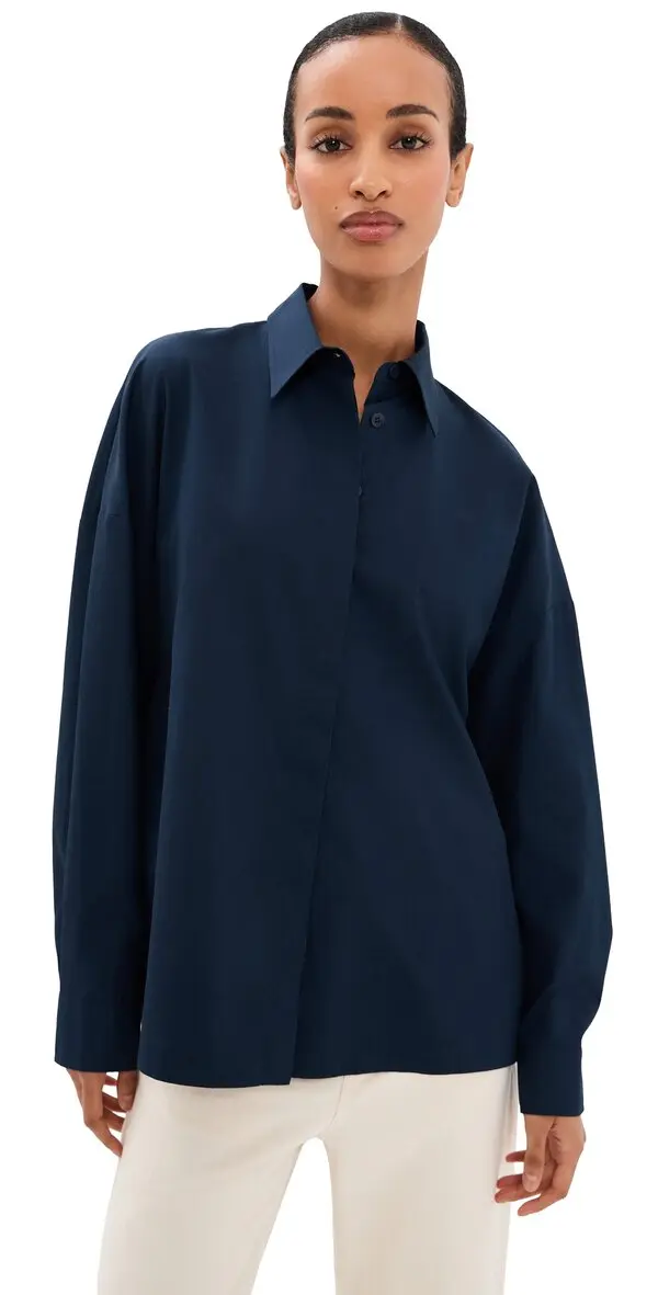 Tibi Gabe Oversized Button Down Shirt