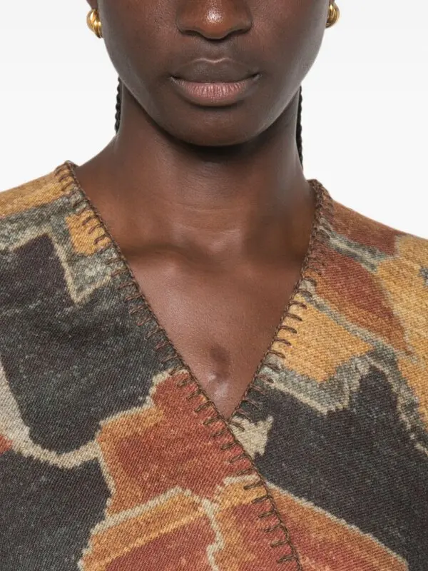 PIERRE-LOUIS MASCIA Wool Poncho