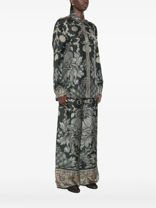 PIERRE-LOUIS MASCIA Printed Silk Shirt