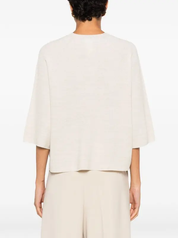 Fabiana Filippi Cotton Blend Knit T-shirt