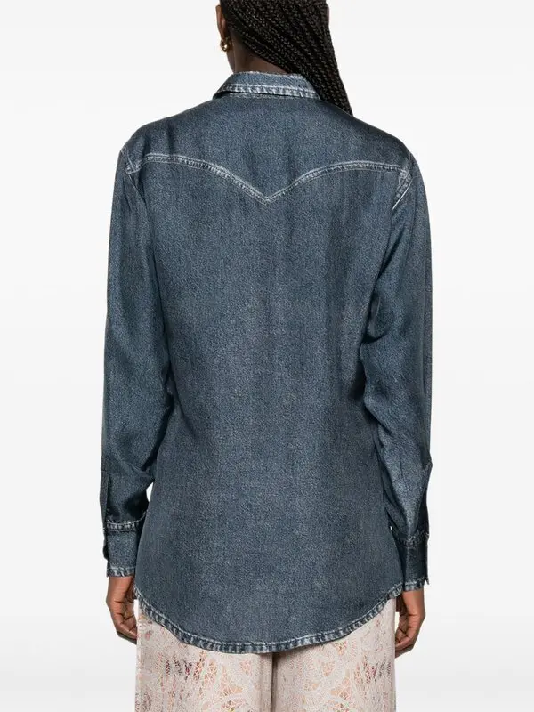 PIERRE-LOUIS MASCIA Printed Silk Shirt