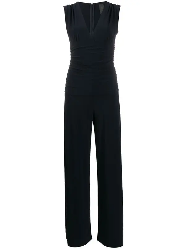 Norma Kamali V Necked Long Jumpsuit