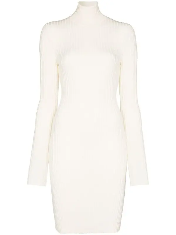 Wolford Wool Blend Short Dress - Ecru