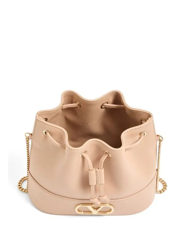Valentino Garavani Vlogo Signature Mini Bucket Bag - Pink