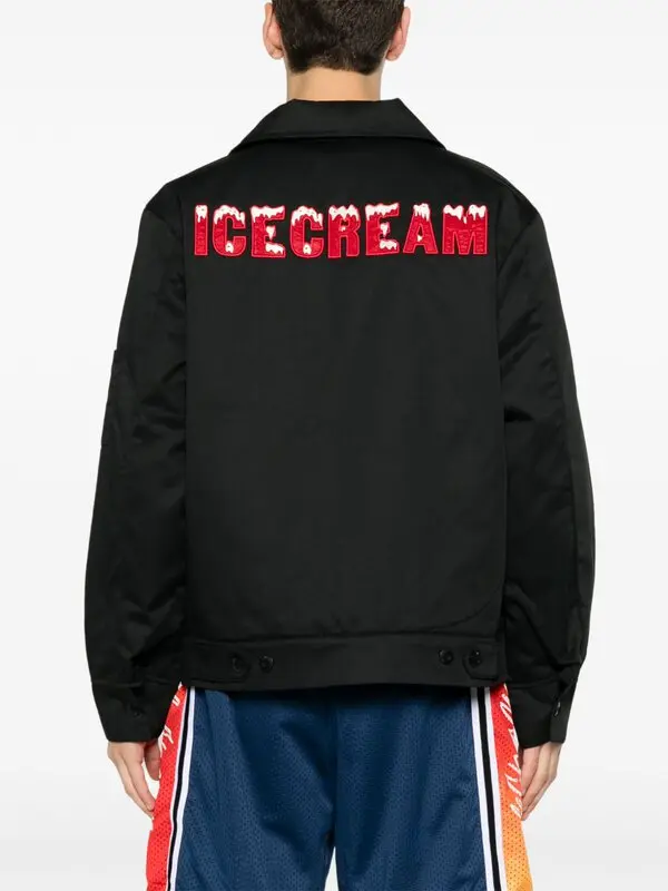 ICECREAM Logo Zipped Blouson Jacket