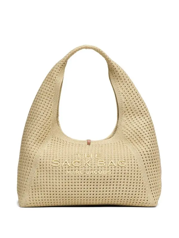 Marc Jacobs The Sack Crochet Handbag - Beige
