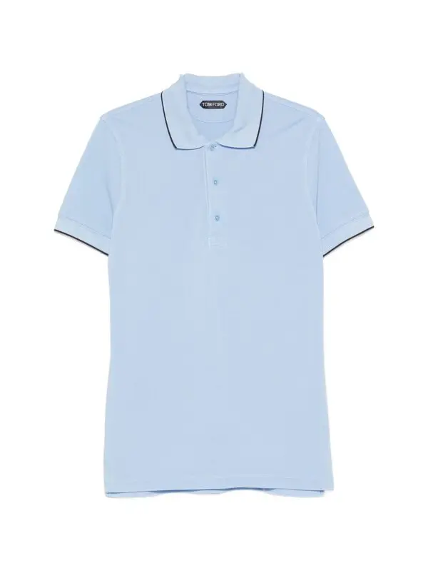 TOM FORD Piquet Cotton Polo Shirt