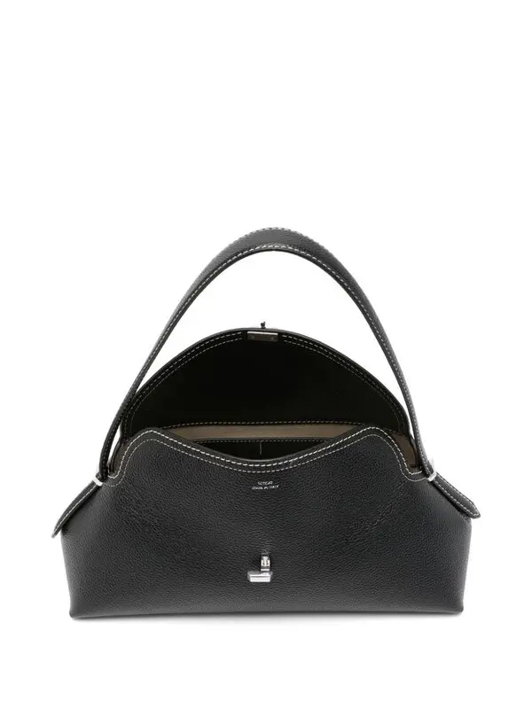 TOTEME T Lock Leather Shoulder Bag