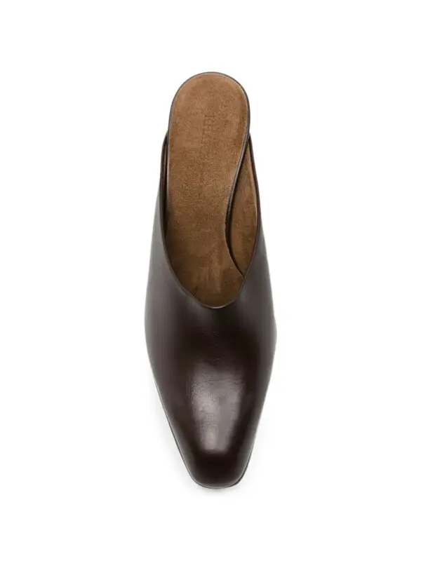 Khaite Colt Leather Mules