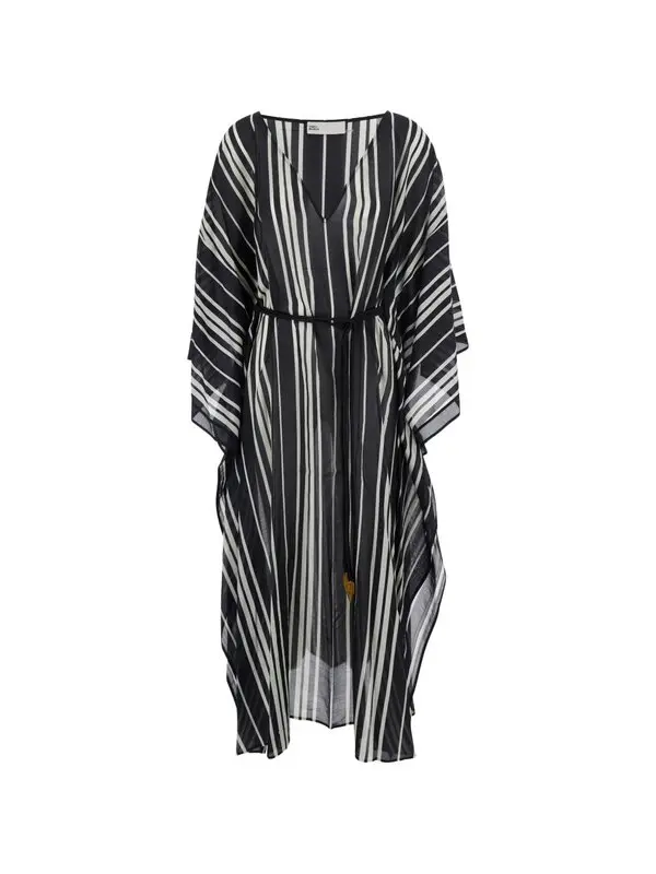 Tory Burch Striped Silk Kaftan