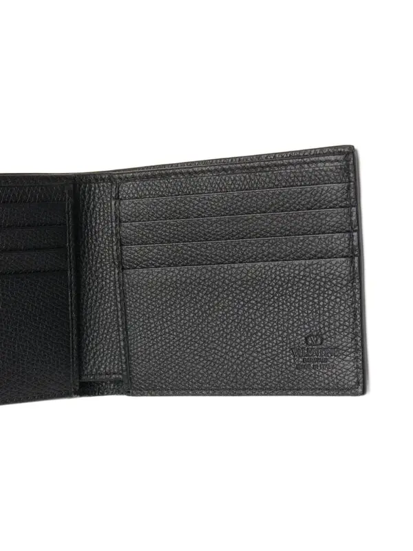 Valentino Garavani V Logo Signature Leather Wallet