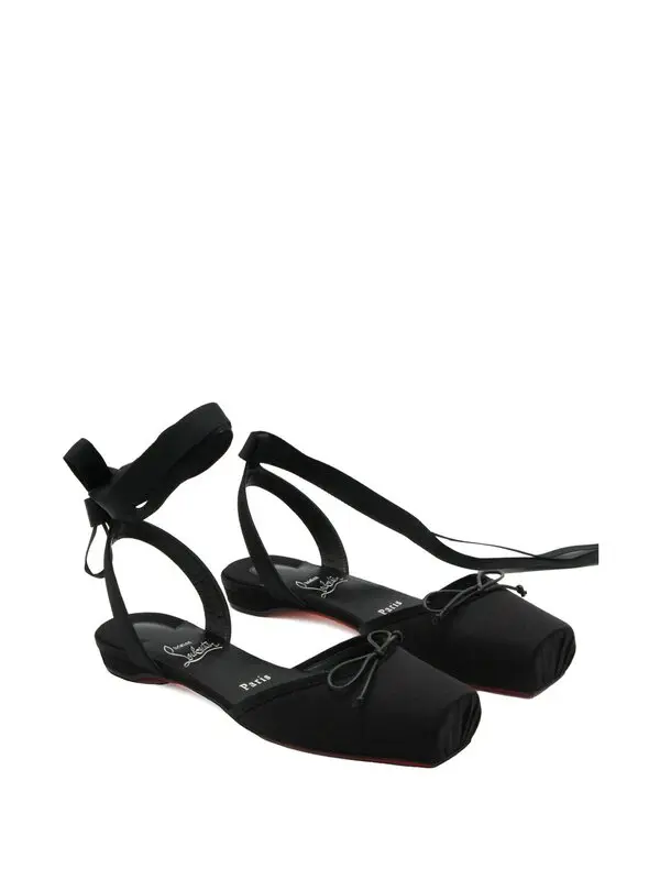 CHRISTIAN LOUBOUTIN Cassia Lace Up Flat Sandals