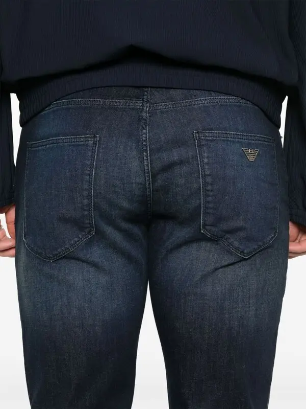 Emporio Armani Slim Denim Cotton Jeans