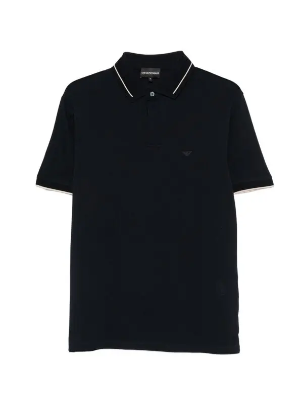 Emporio Armani Logo Cotton Polo Shirt