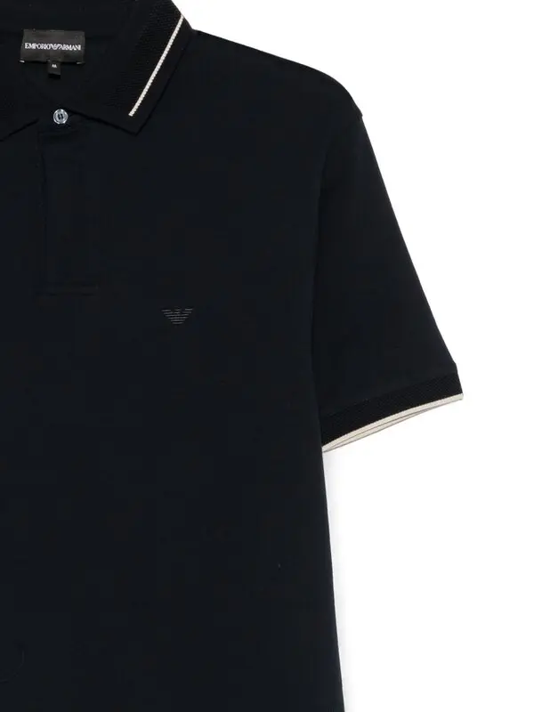 Emporio Armani Logo Cotton Polo Shirt