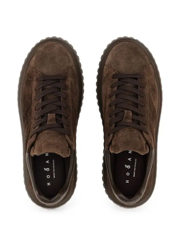 Hogan H Stripes Leather Sneakers