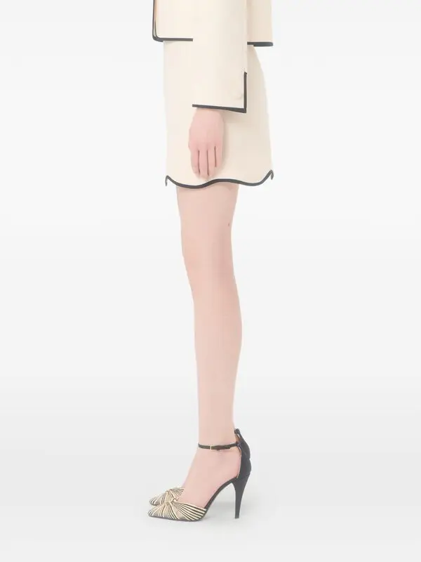 Valentino Garavani Wool And Silk Blend Skirt
