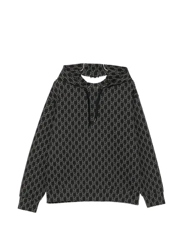 Emporio Armani Printed Cotton Hoodie