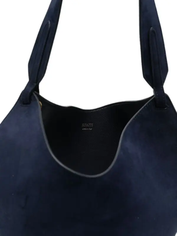 Khaite Lotus Mini Leathe Bucket Bag