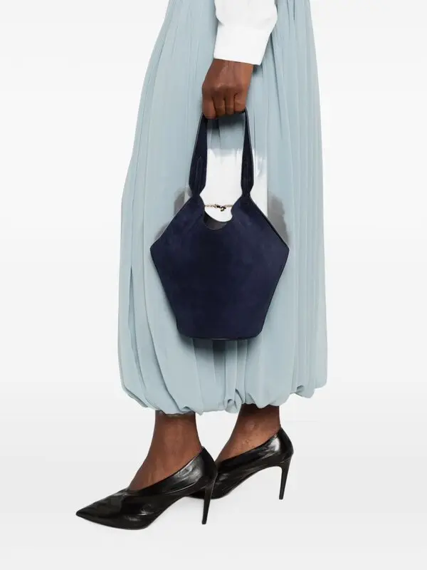 Khaite Lotus Mini Leathe Bucket Bag