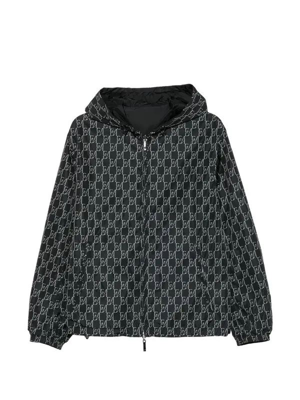 Emporio Armani Nylon Bomber Jacket - Navy