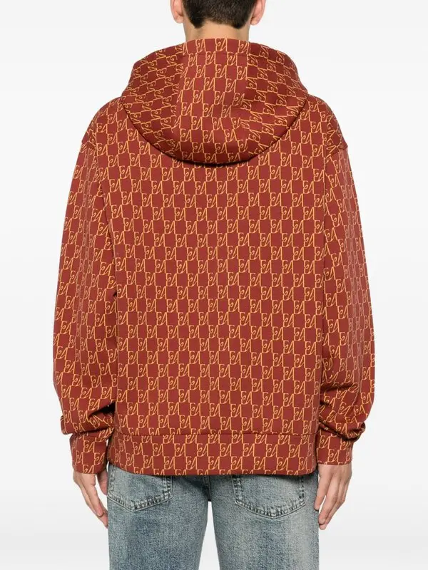 Emporio Armani Printed Cotton Hoodie