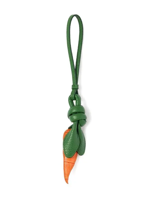 Jacquemus La Carotte Leather Charm - Green