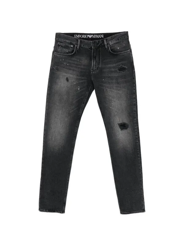 Emporio Armani Slim Denim Cotton Jeans