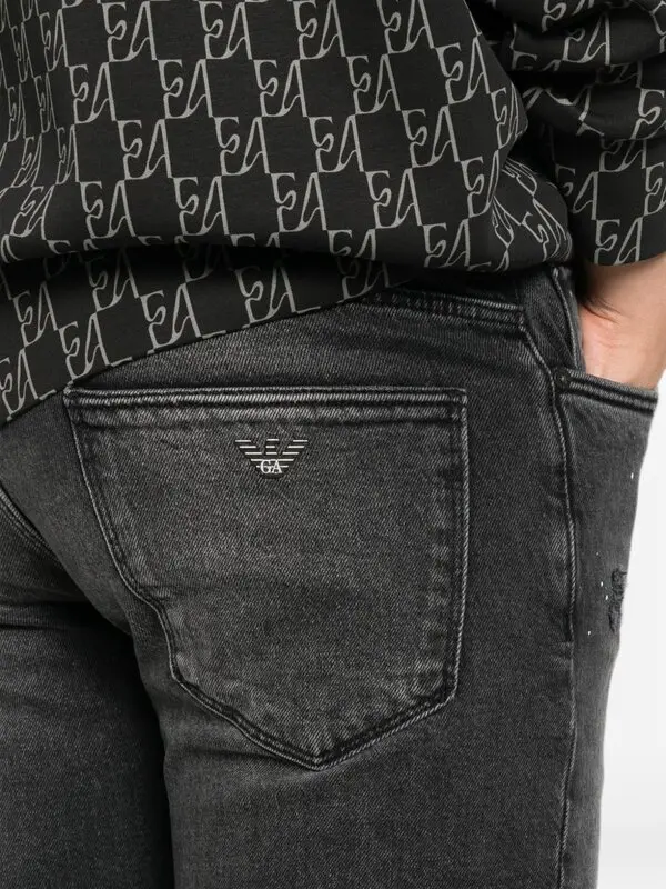 Emporio Armani Slim Denim Cotton Jeans