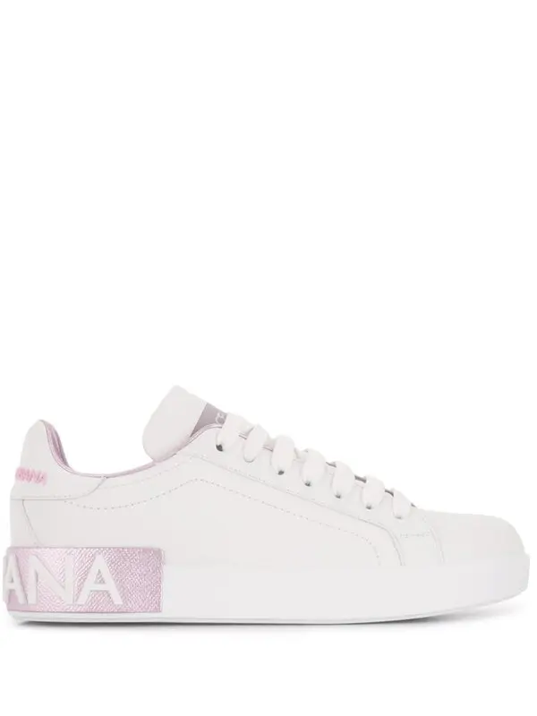 Dolce & Gabbana Portofino Leather Sneakers