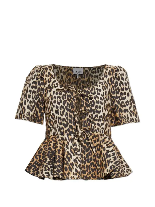 GANNI Organic Cotton Blouse