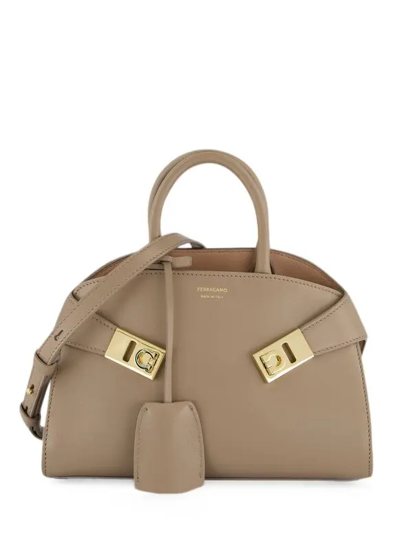 FERRAGAMO Hug Mini Leather Handbag