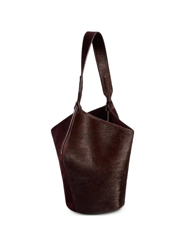 Khaite Lotus Mini Leathe Bucket Bag