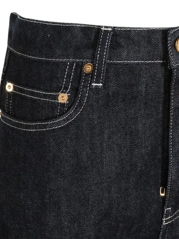 Fabiana Filippi Cotton Barrel Jeans - Navy