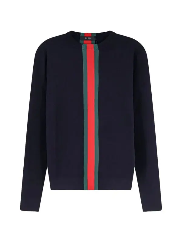 Gucci Web Detail Cotton T Shirt