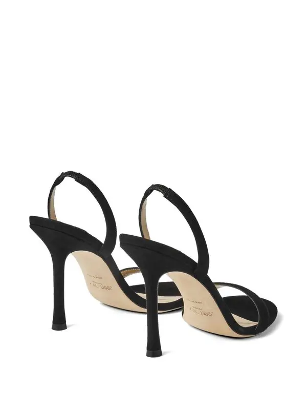 JIMMY CHOO Jenn Suede Leather Sandals