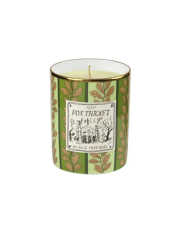 GINORI 1735 Profumi Luchino Fox Thicket Folly Scented Candle - Green