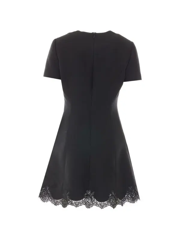 Valentino Garavani Wool And Silk Blend Mini Dress