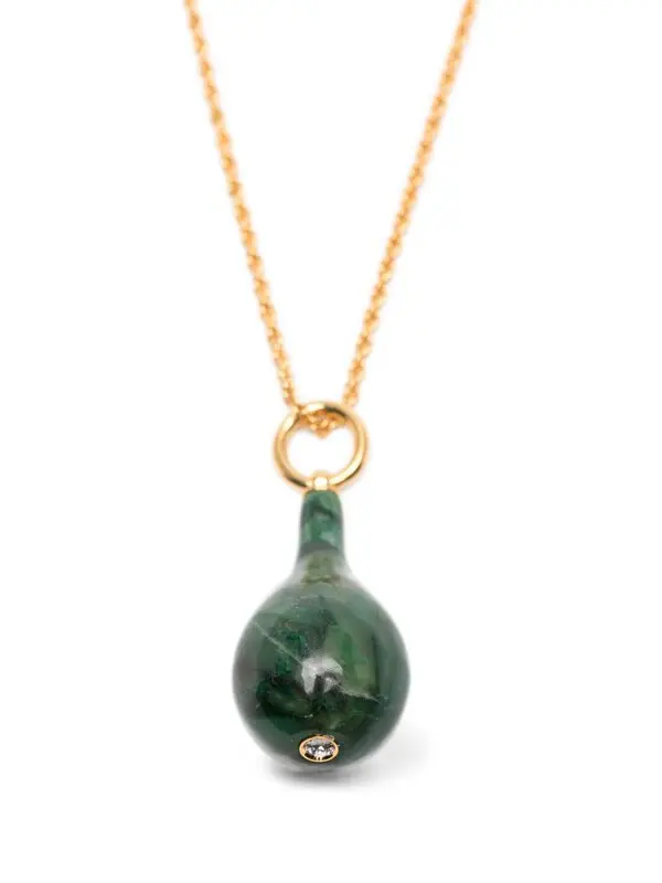 TOTEME Jade Drop Necklace