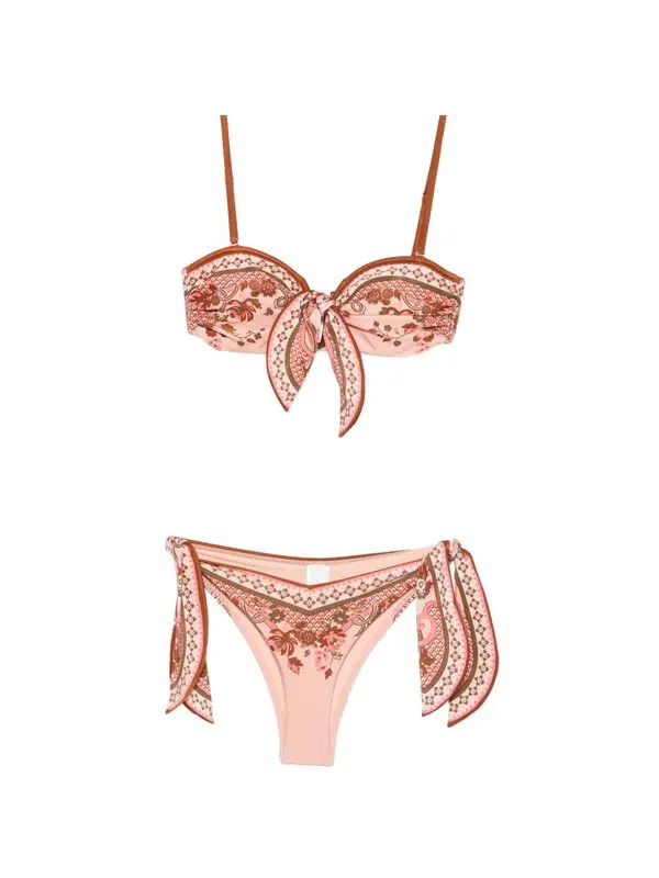 Zimmermann Aster Printed Bikini Set