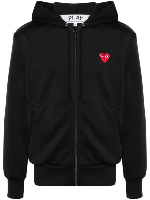 Comme Des Garçons Logo Cotton Hoodie