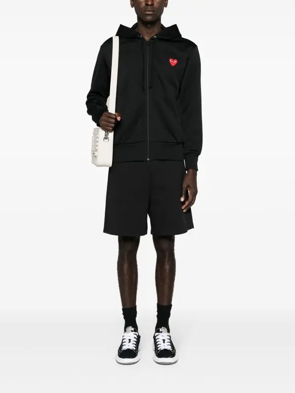 Comme Des Garçons Logo Cotton Hoodie