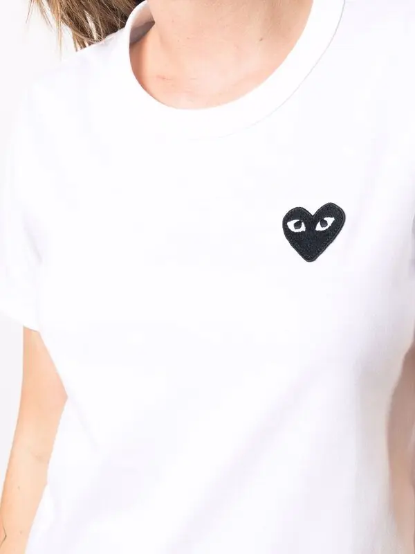 Comme Des Garçons Logo Cotton T Shirt