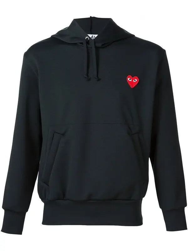 Comme Des Garçons Logo Cotton Hoodie
