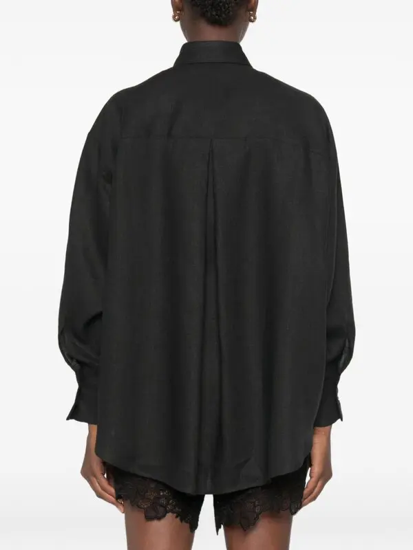 Ermanno Scervino Linen Oversized Shirt