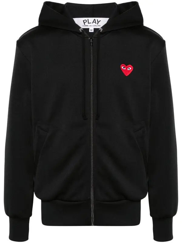 Comme Des Garçons Logo Cotton Hoodie