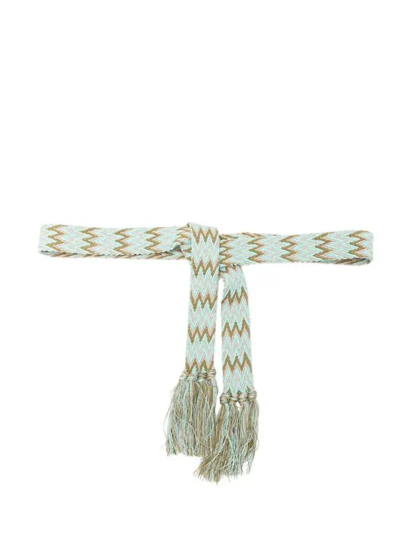 PIERRE-LOUIS MASCIA Printed Silk Belt